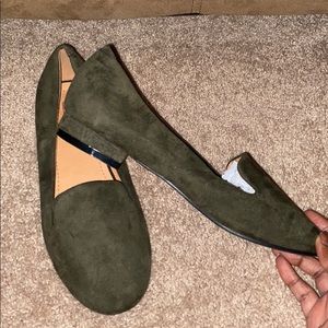 Yoki | Shoes | Yoki Camo Green Suede Loafers | Poshmark